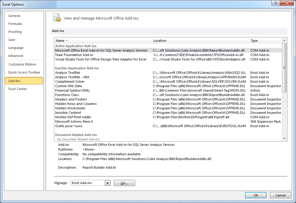 Excel Addins Troubleshooting Guide Pragmateek