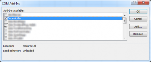 Excel addins troubleshooting guide | Pragmateek