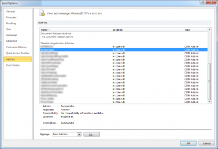 Excel addins troubleshooting guide | Pragmateek