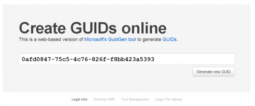 4 ways to generate a GUID | Pragmateek