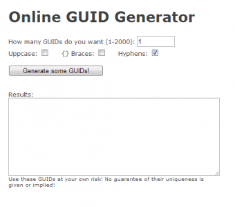 4 ways to generate a GUID | Pragmateek